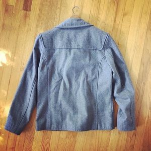 Topman | Jackets & Coats | Topman Woolblend Heather Gray Peacoat Brand ...